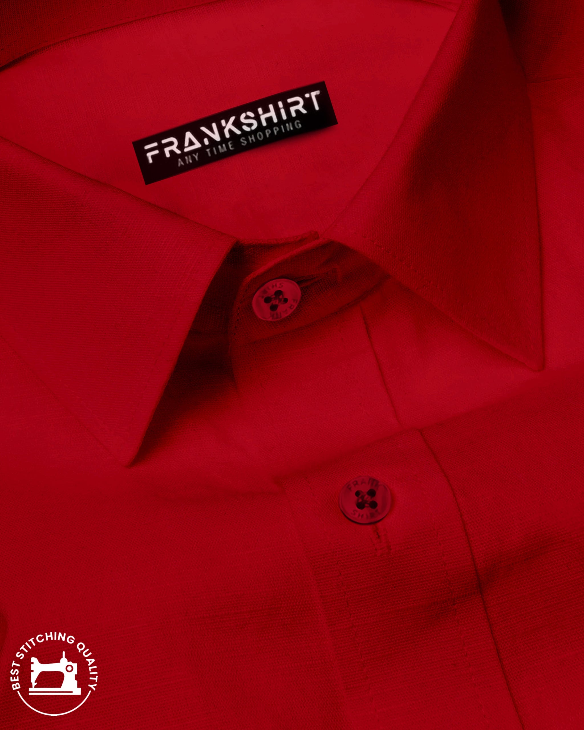 Blood Red I Red Color I Formal Shirt I Regular Fit I 100% Cotton Shirt ...